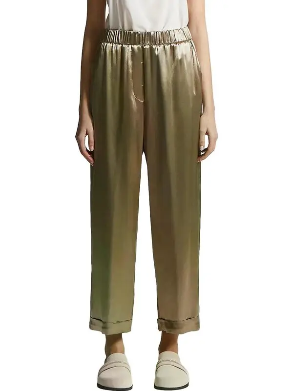 Peserico Elasticated-waist Trousers - Green