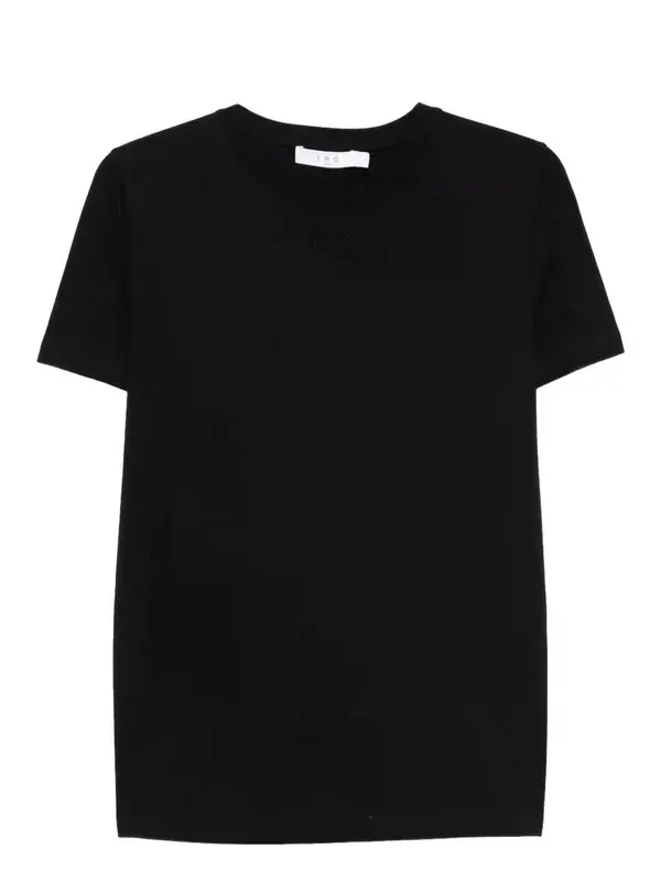 IRO PARIS Short-sleeve Crew-neck Top - Black