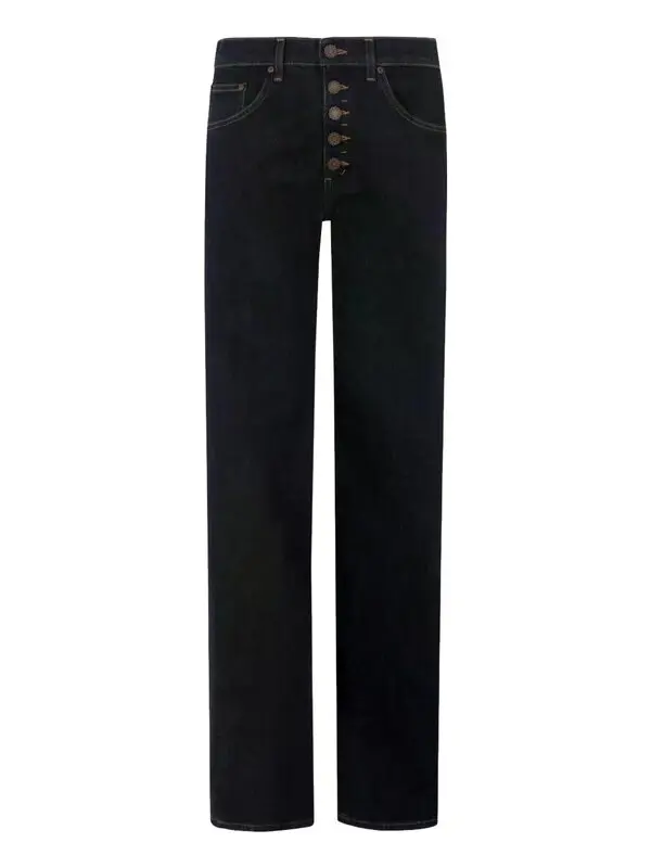 DONDUP Button-fly Straight Leg Jeans - Blue