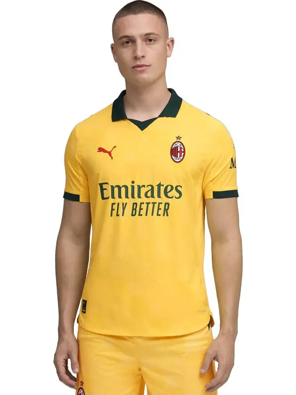 PUMA Ac Milan 25/26 Third Authentic Soccer Jersey - Yellow