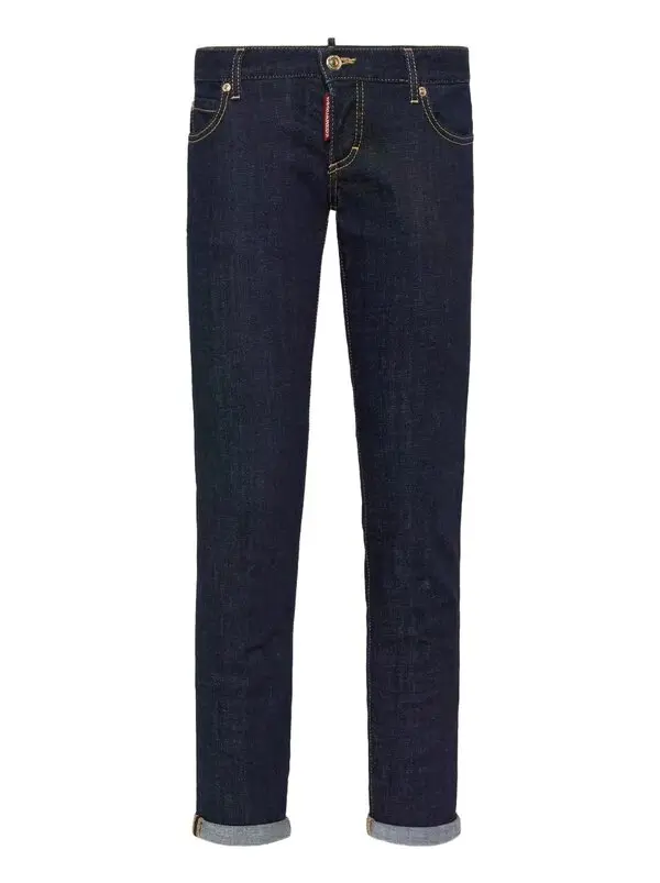 Dsquared2 Straight Leg Jeans - Blue