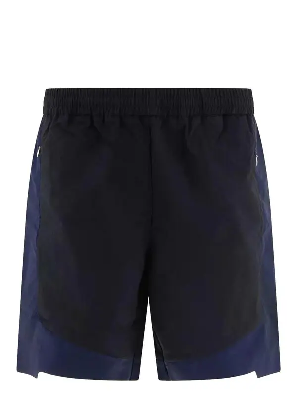 JEAN-LUC A. LAVELLE Panelled Elasticated-waist Shorts - Black