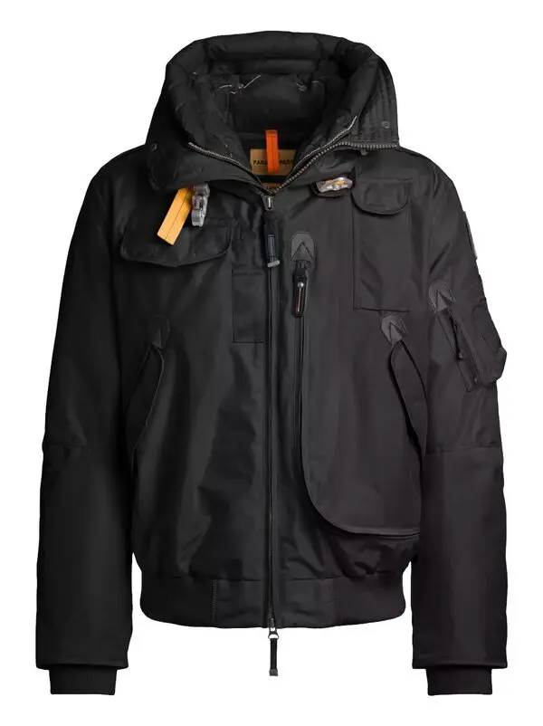 PARAJUMPERS Hooded Bomber Jacket - Black