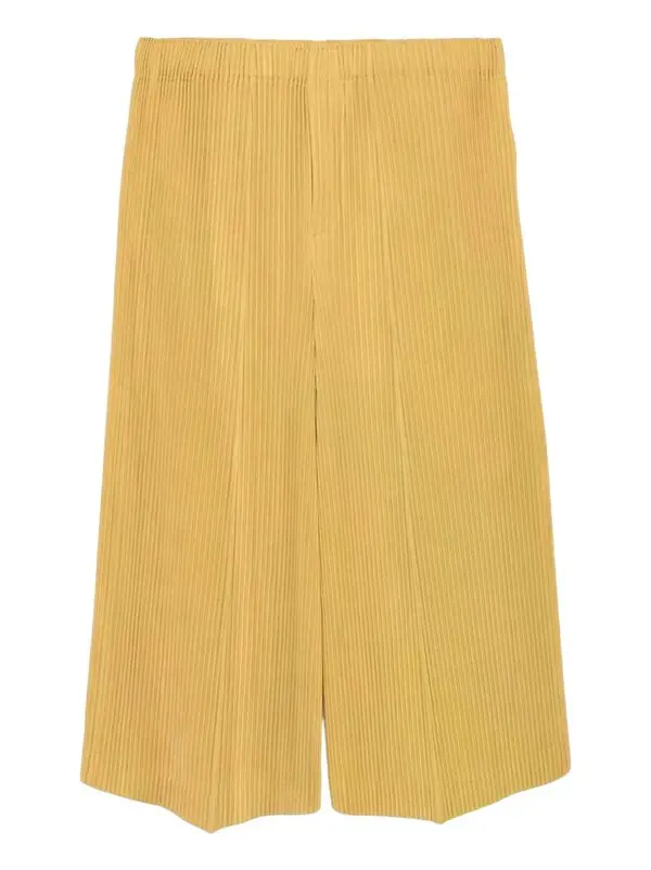 Issey Miyake Mc June Pleated Trousers - Yellow