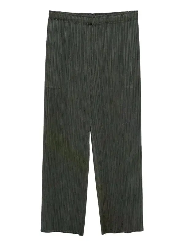 Issey Miyake Mc June Pleated Trousers - Green
