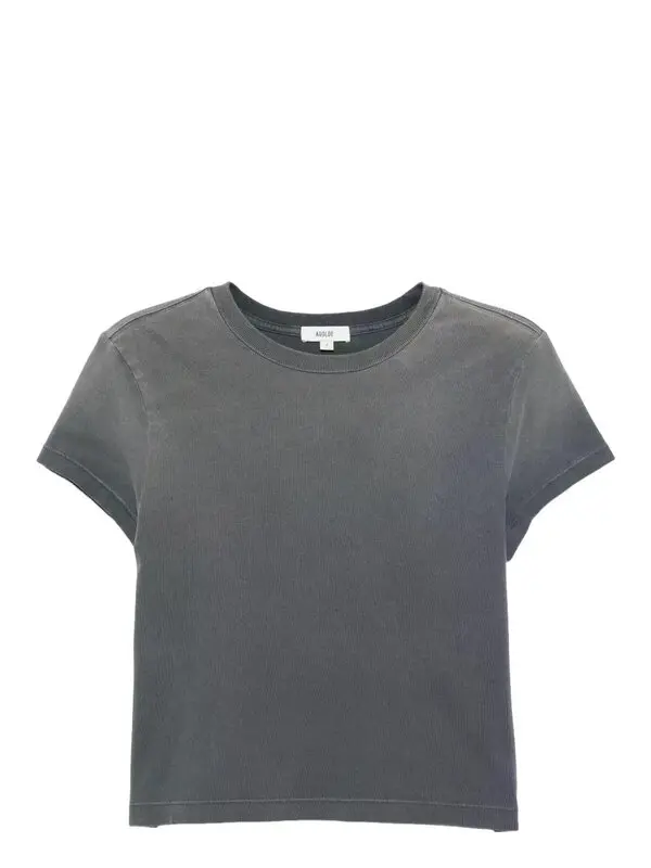 AGOLDE Adine Shrunken T-shirt - Grey