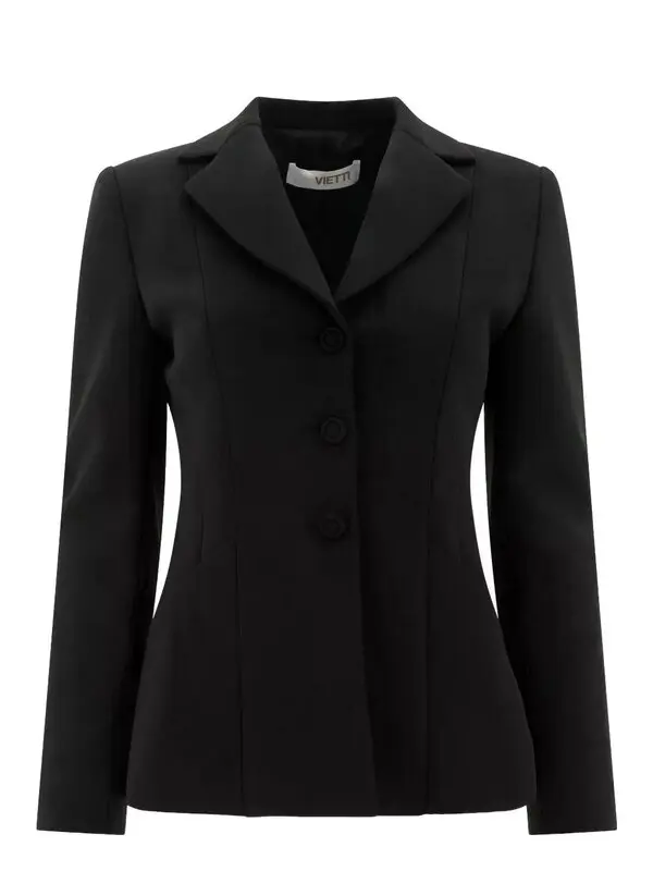 F.IT Fitted Three-button Jacket - Black