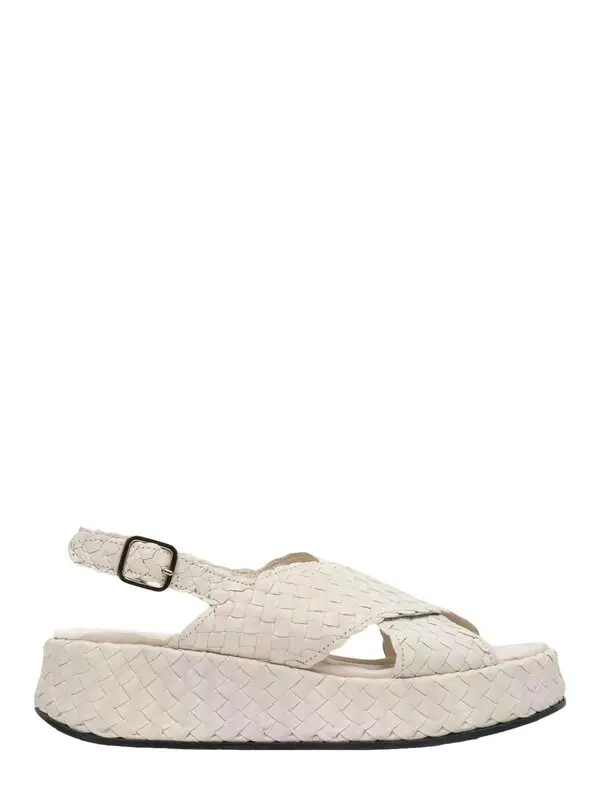 TONI PONS Woven Platform Sandals - Neutrals