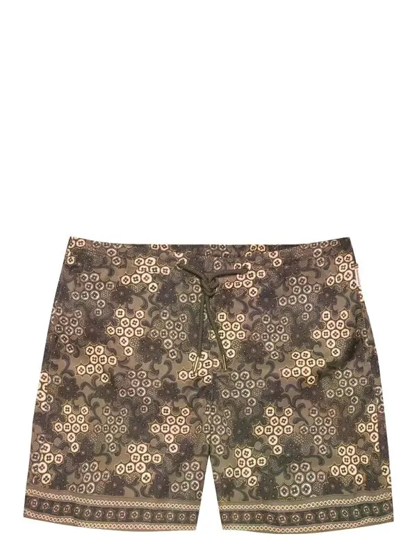 Orlebar Brown Paisley-print Swim Shorts - Brown