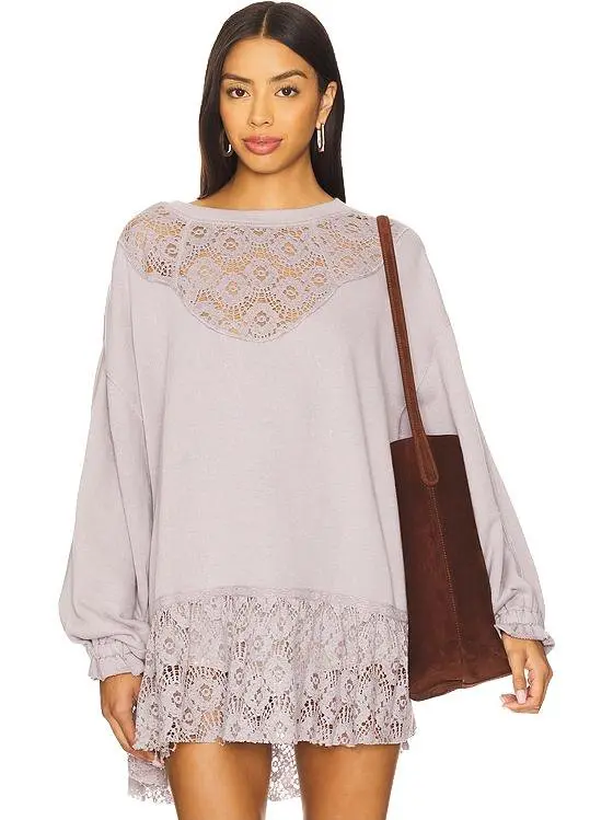 Free People X Revolve Belle Sweatshirt - Lavender