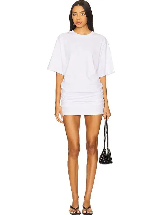 Enza Costa Curve Mini Dress - White