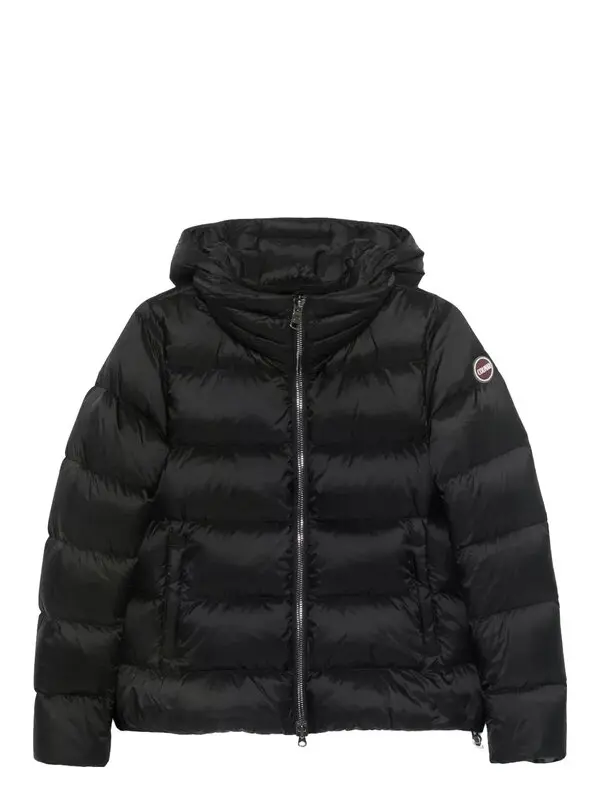 COLMAR Logo-patch Puffer Jacket - Black