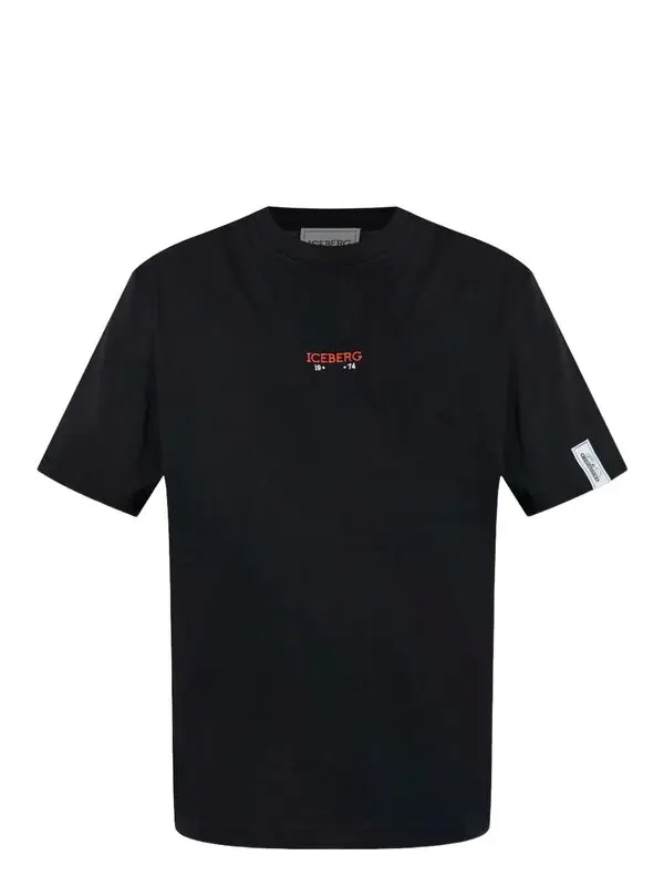Iceberg Embroidered Logo T-shirt - Black
