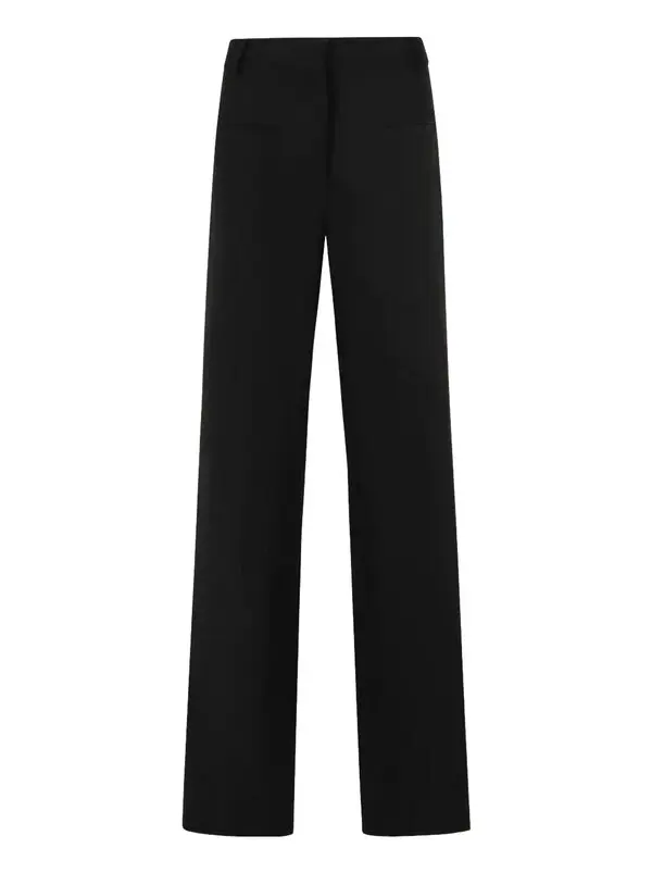 Federica Tosi Pocket Straight Trousers - Black