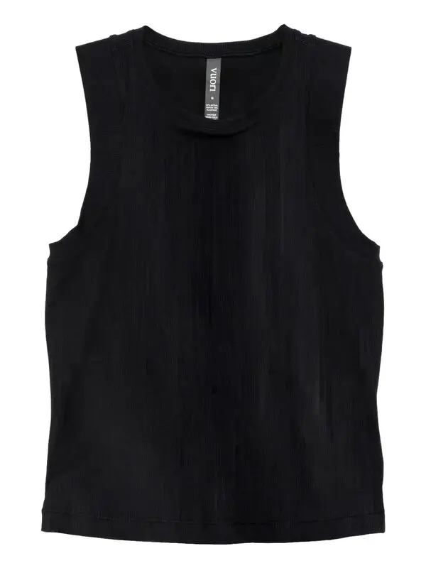 Vuori Pose Piped Tank Top - Black