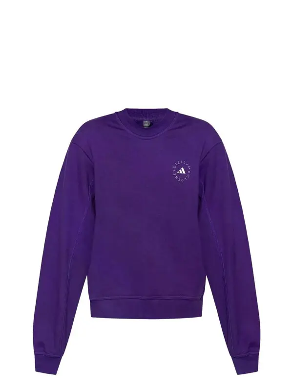 Adidas By Stella McCartney Logo-detail Sweatshirt - Purple