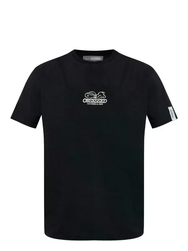 Iceberg Embroidered-graphic T-shirt - Black