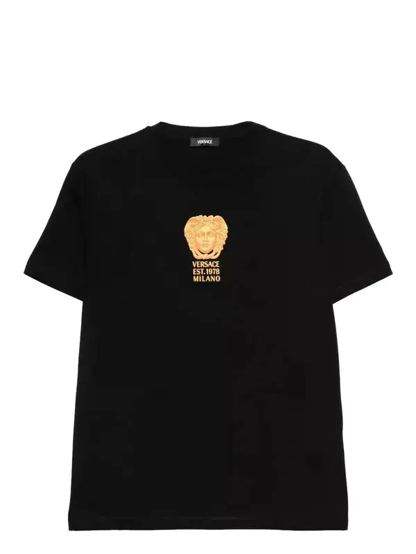 Versace Medusa-print T-shirt - Black