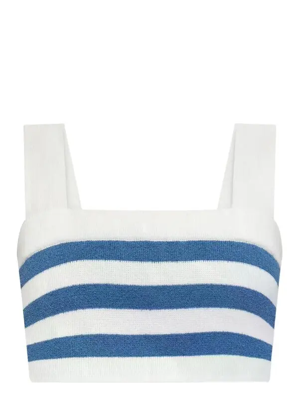 Posse Ari Striped Knit Top - Blue
