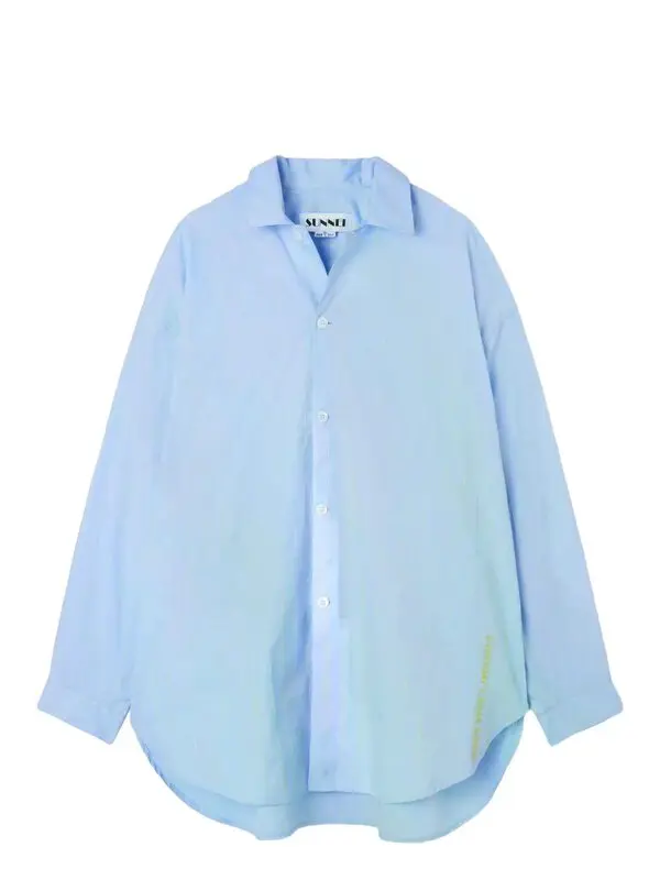 Sunnei Striped Detailed Shirt - Blue