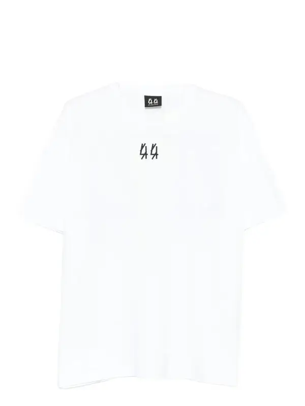 44 LABEL GROUP Short-sleeve Crew-neck T-shirt - White