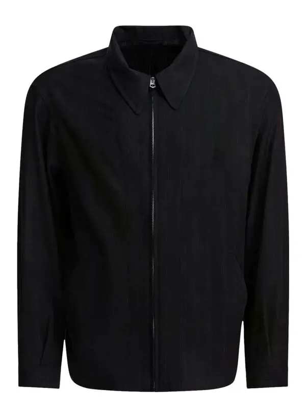 KAPTAIN SUNSHINE Pinstripe Zip-front Jacket - Black