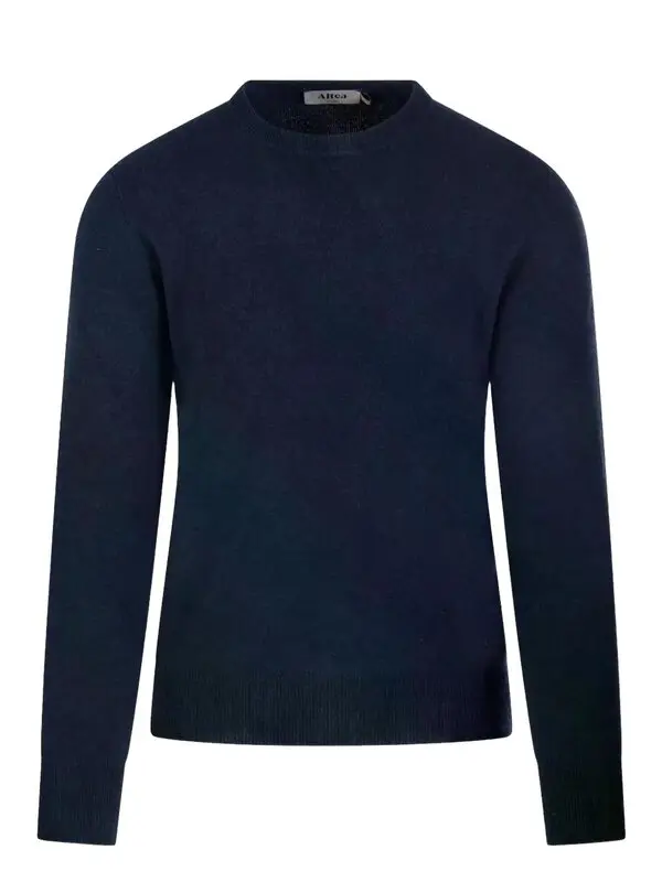 Altea Crew-neck Cashmere Sweater - Blue