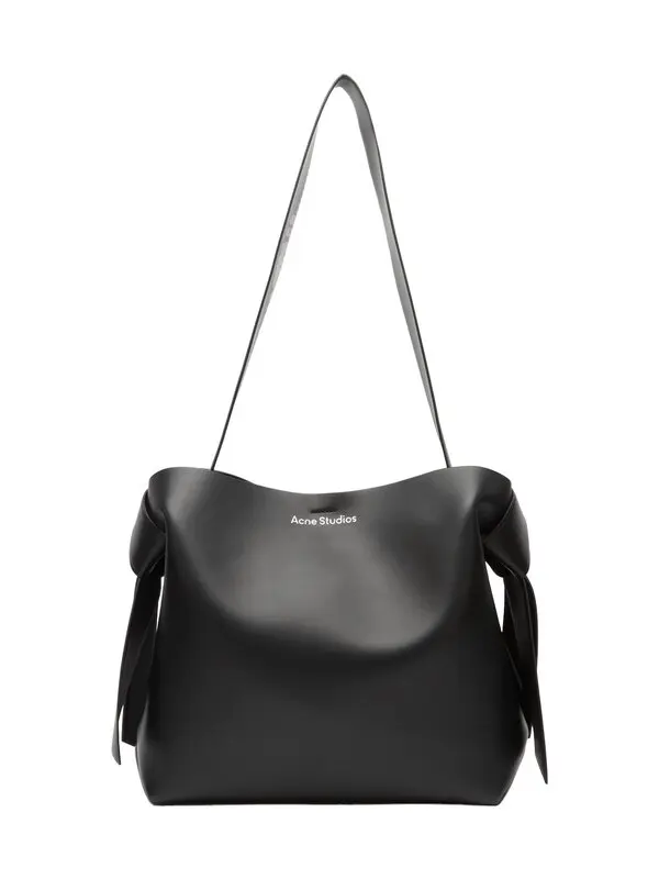Acne Studios Musubi Midi Leather Bag - Black