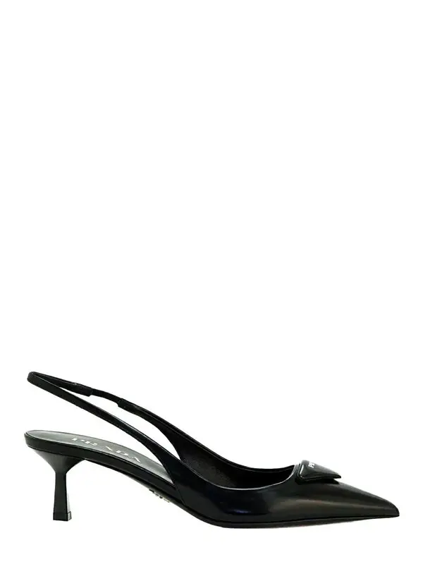 Prada 55mm Leather Pumps - Black