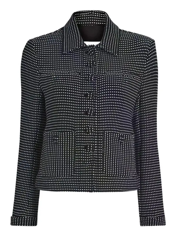 Proenza Schouler White Label Dot-pattern Jacket - Black
