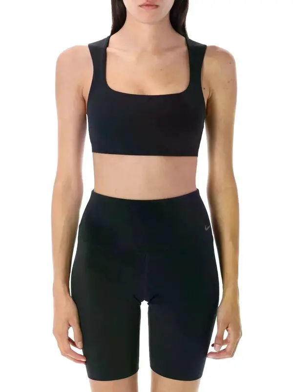 Nike Zenvy Square-neckline Sports Bra - Black