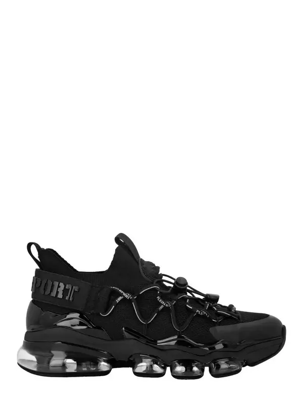 PLEIN SPORT Logo-embellished Sneakers - Black