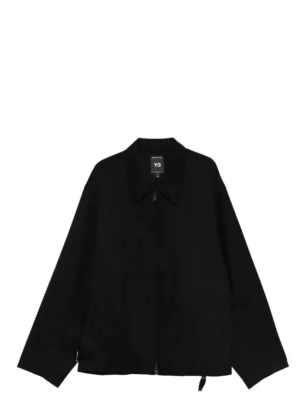 Y3 Zip-fastening Jacket - Black