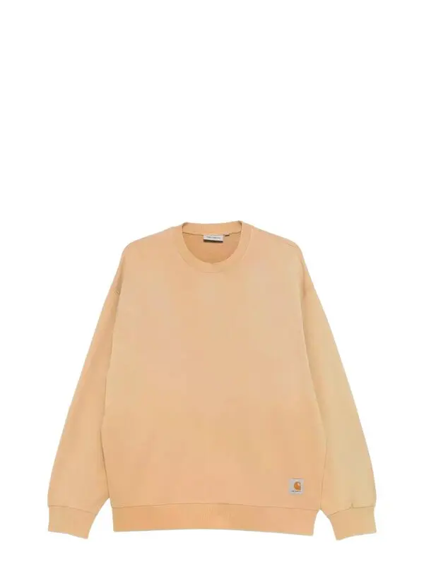 Carhartt Work In Progress Hudson Crew-neck Cotton Sweatshirt - Neutrals