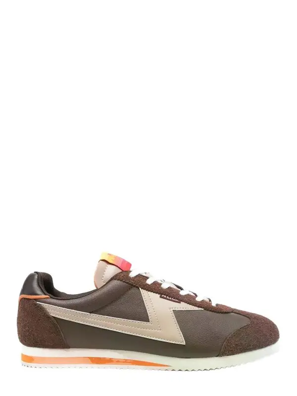 Paul Smith Logo-patch Sneakers - Brown