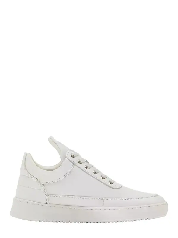 Filling Pieces Nappa-leather Sneakers - White