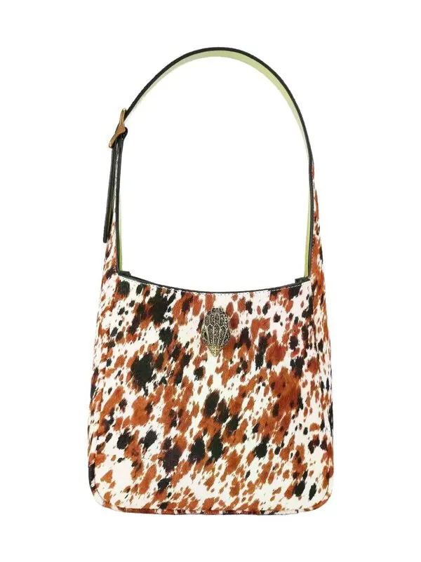 Kurt Geiger Embellished Leather Satchel - Brown