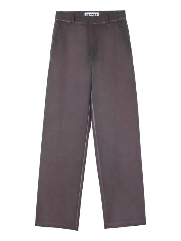 Sunnei Belt-loops Trousers - Purple