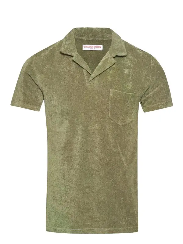 Orlebar Brown Terry Towelling Pocket T-shirt - Green