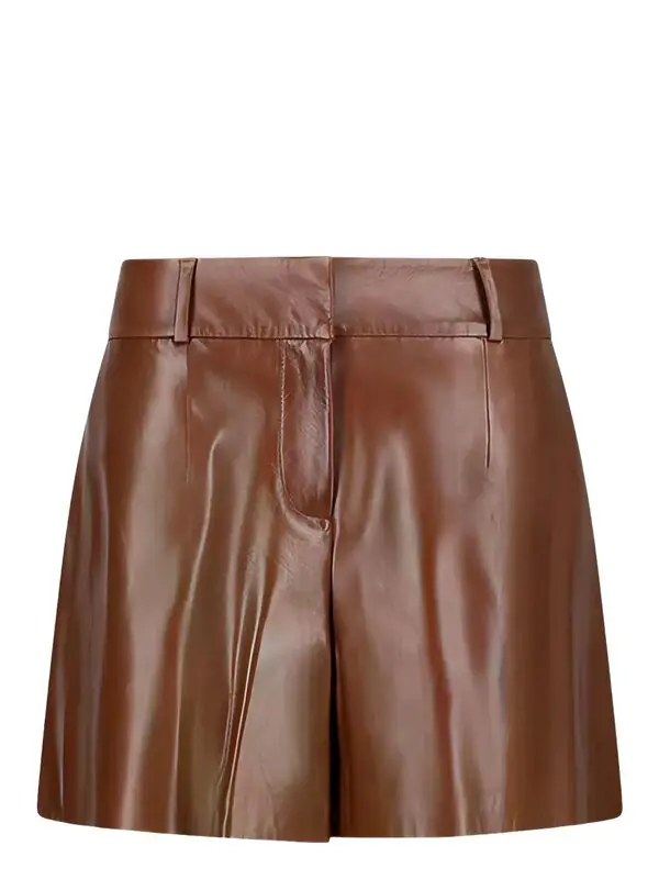 DESA 1972 Leather Shorts - Brown