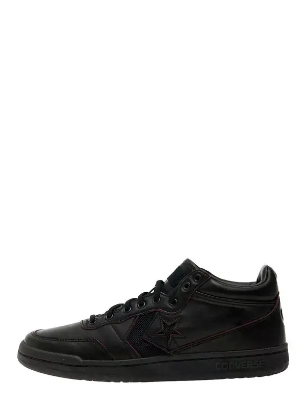 CONVERSE Leather Star Sneakers - Black