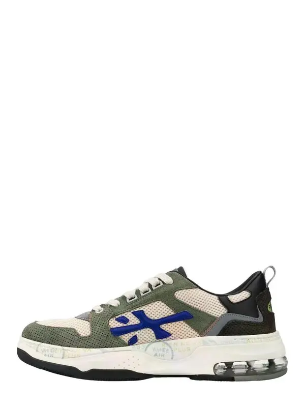 Premiata Drake Mesh-panel Sneakers - Neutrals