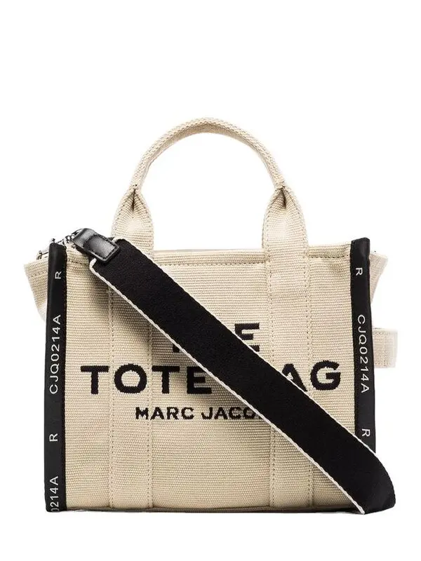Marc Jacobs Jacquard Logo Handbag - Beige