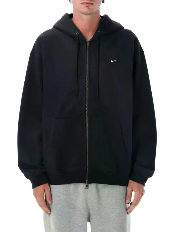 Nike Embroidered-logo Hoodie - Black
