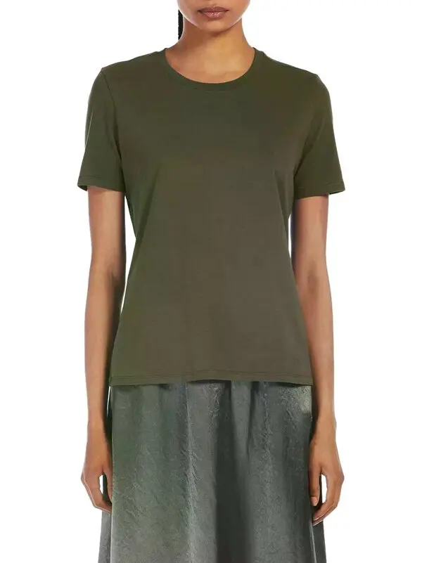 Max Mara Logo-print T-shirt - Green
