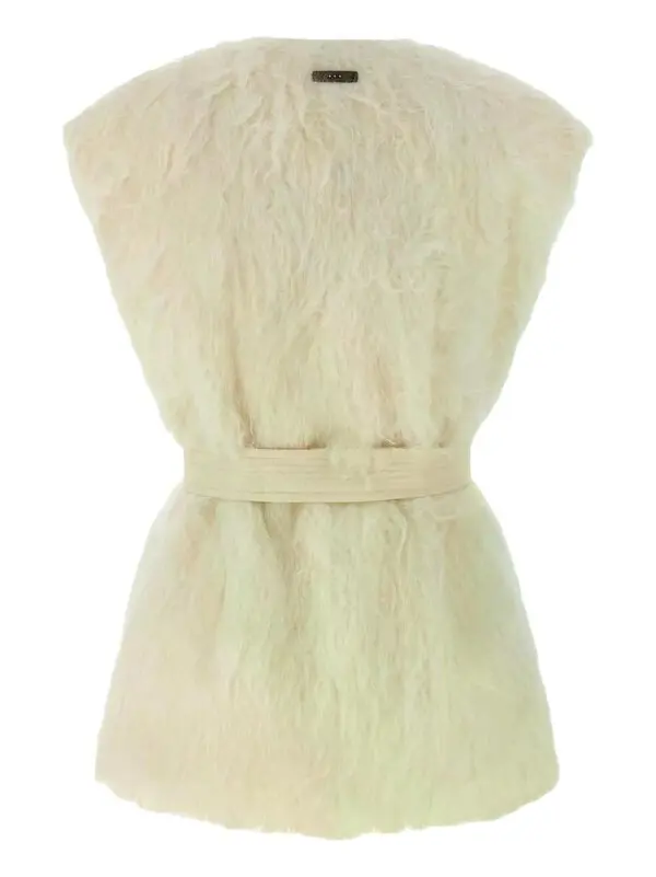 Peserico Belted Gilet - White