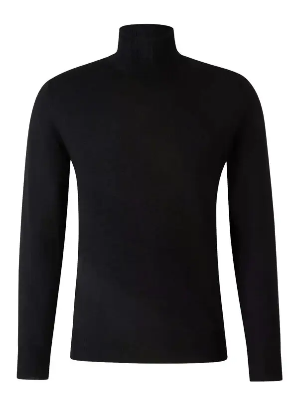 Canali High-neck Sweater - Black
