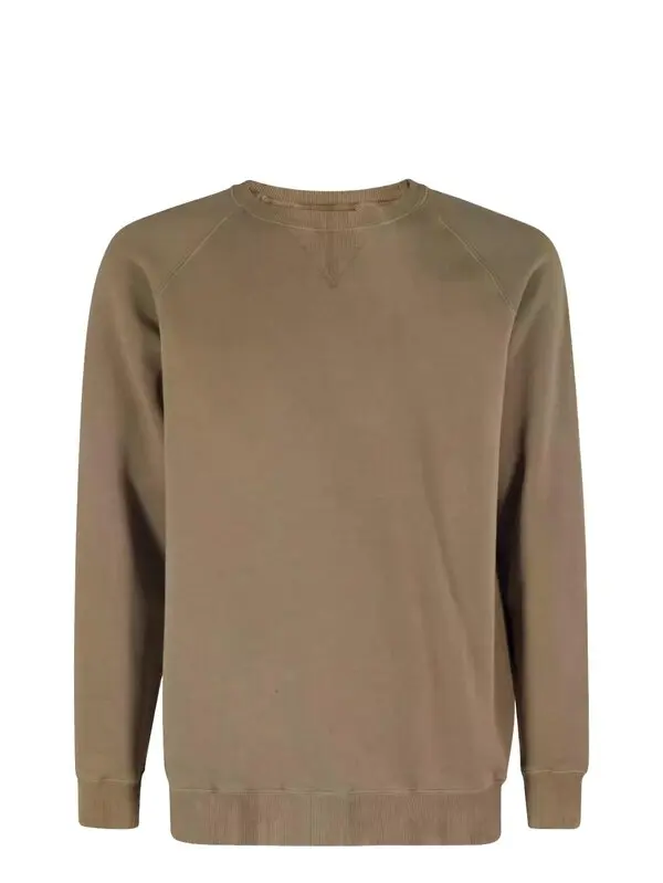 FORTELA Raglan-sleeved Crewneck Sweatshirt - Brown