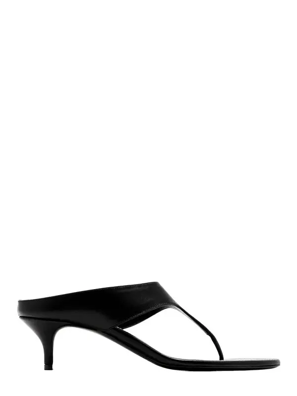 Magda Butrym 45mm Thong Heeled Sandals - Black