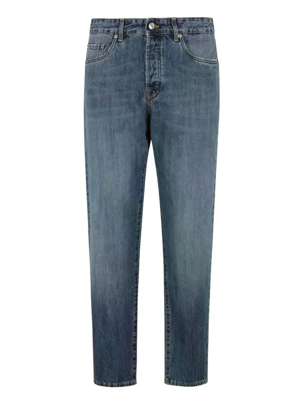 DEPARTMENT 5 Faded-effect Five-pocket Jeans - Blue